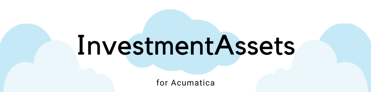 Investment Assets for Acumatica - ICAN Cloud Apps